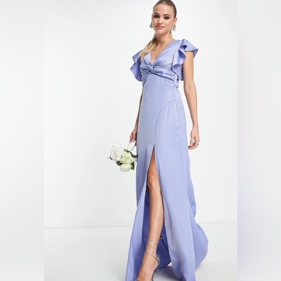 ASOS | Dresses | Formal Maxi Dresspowder Blue | Poshmark